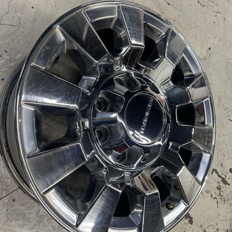 20" GMC SIERRA CHEVY DENALI 2500 HD 3500 HD OEM FACTORY CHROME WHEELS ...