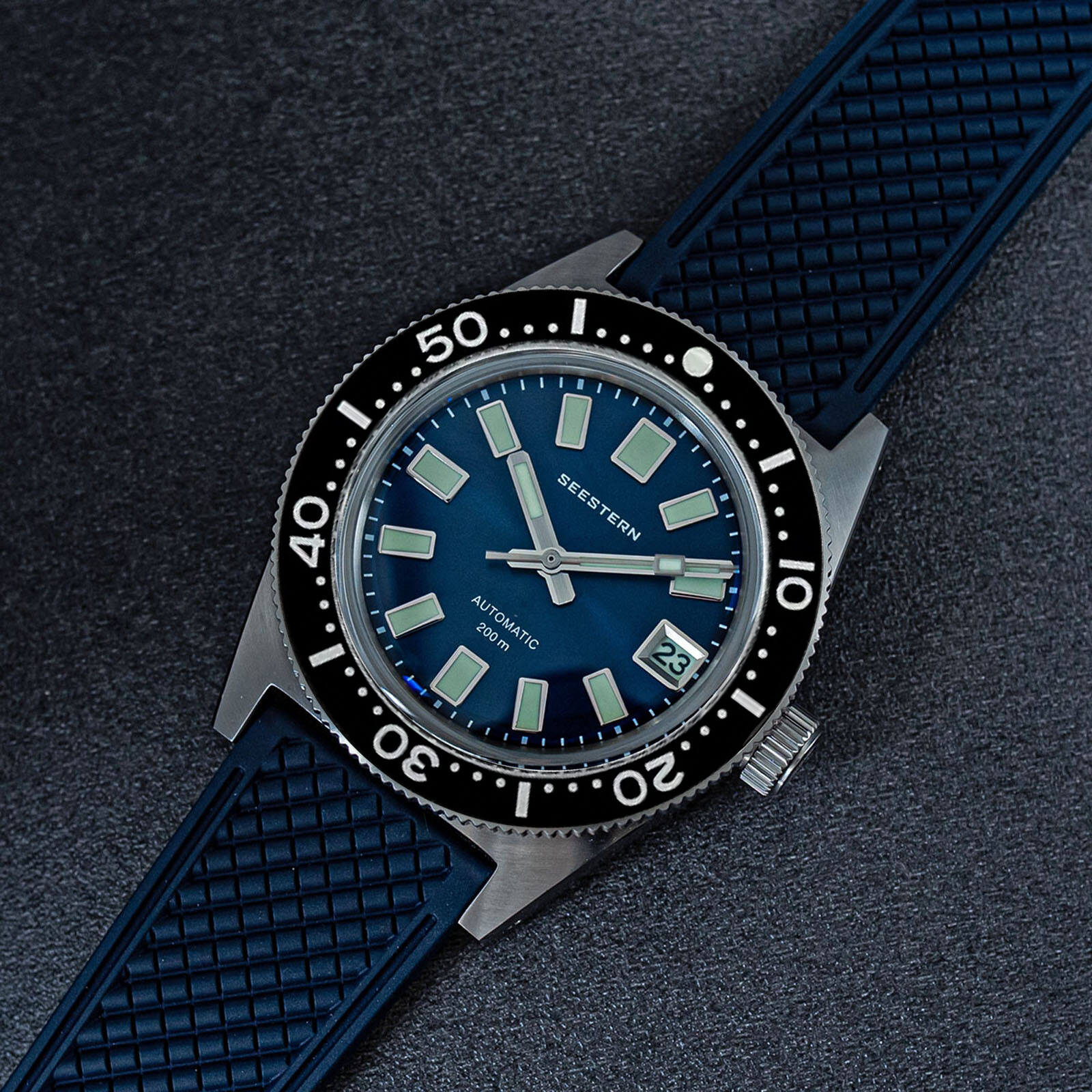Seestern V3 62MAS Genuine LUME Ceramic Bezel 200m DIVER'S Watch SE2021 ...
