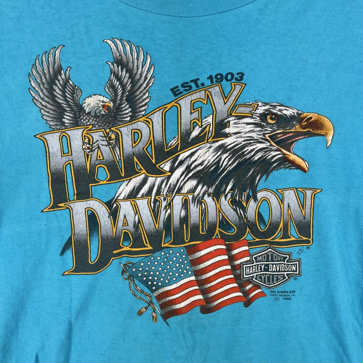 Vintage Harley Davidson Eagle Logos