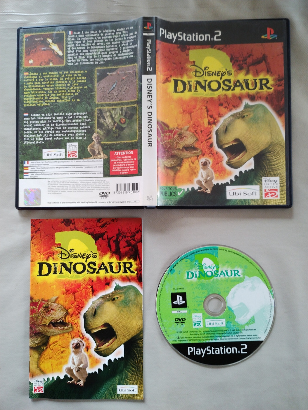 Disney 's Dinosaur PlayStation 2 PAL - Prix - Photo - Présentation