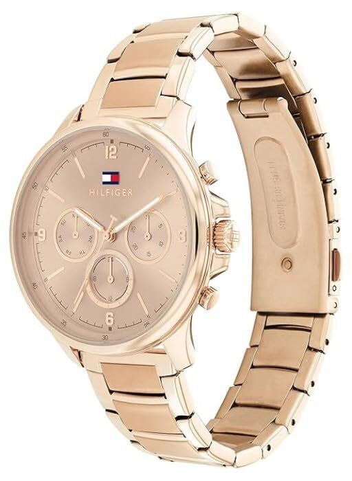 TOMMY HILFIGER Watch 1782453 Women's Rose Gold Calendar | eBay