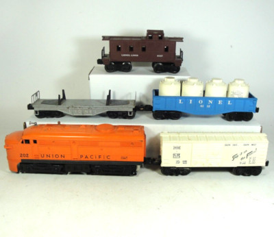 Lionel O Union Pacific #202 Locomotive Freight Train Outfit 1569 Vtg ...