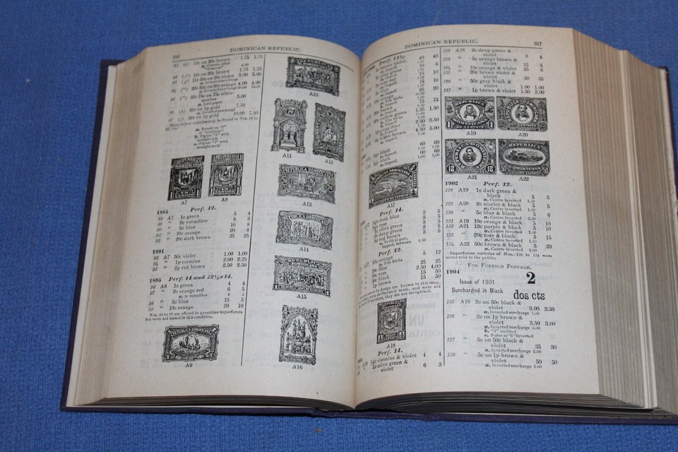 Scott Standard Postage Stamp Catalogue 1919 BlueLakeStamps Solid Clean ...