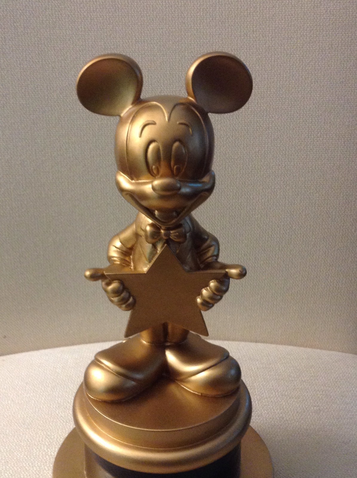 EXTREMELY RARE! DISNEY GOLDEN MICKEY AWARD STATE MICKEY MOUSE ...