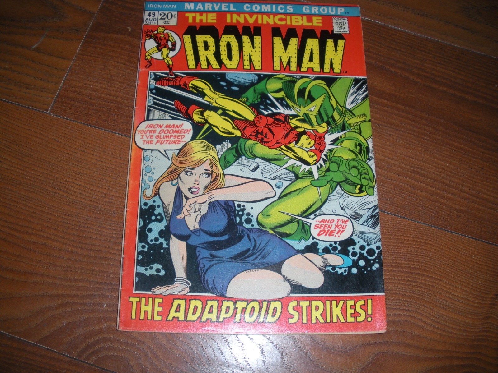 Iron Man #49 George Tuska Art Marvel 1972 5.5 OW/W pgs. | eBay