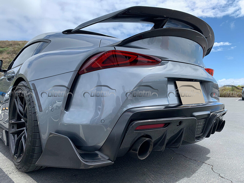 Carbon Fiber Rear Trunk Lip Spoiler GT Wing For Toyota Supra A90 A91 ...