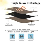 Large Curtains 84 Inches Long Blackout Vertical Blinds Living Room ...