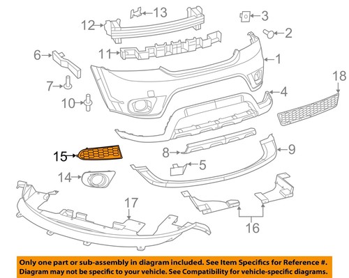 CHRYSLER OEM 11-20 Journey Front Bumper Bumper Components-Plug ...