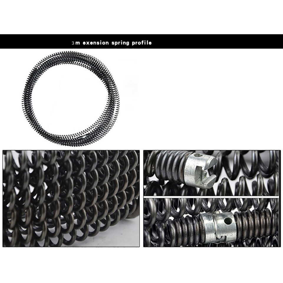 12M Household Drain Pipe Dredger Sewer Dredging Machine Extension ...