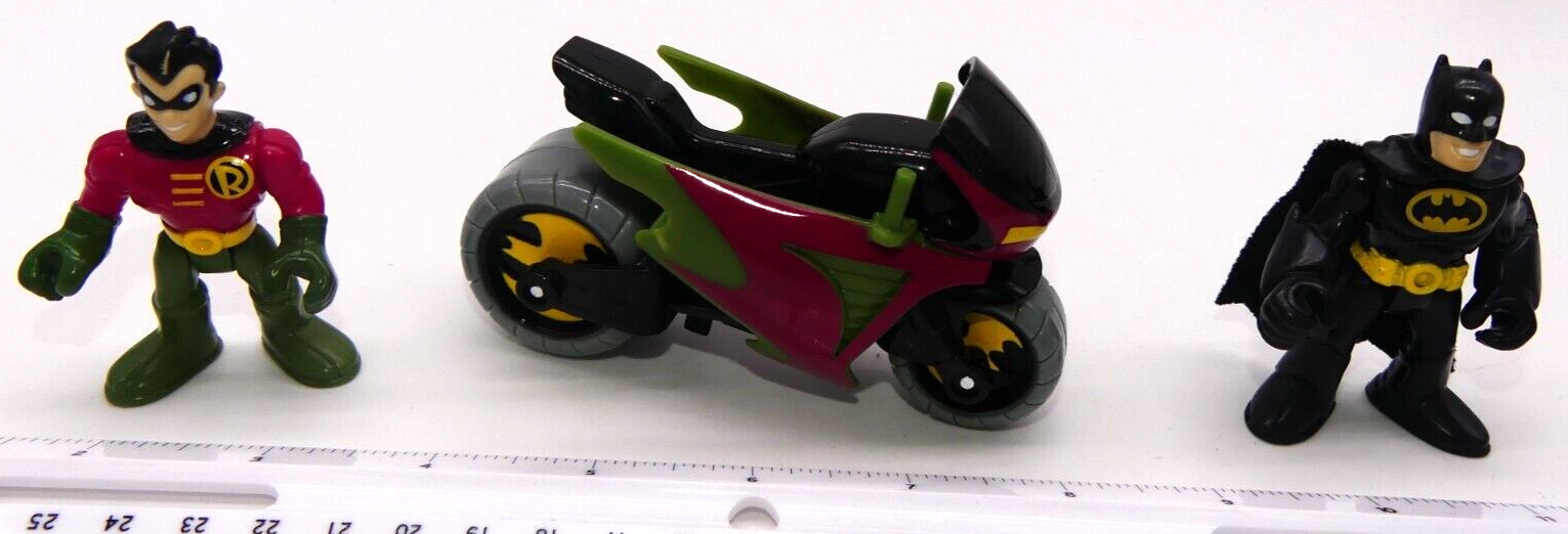 Lot of Imaginext DC Comics Batman Robin Figure Cycle Motorcycle ...
