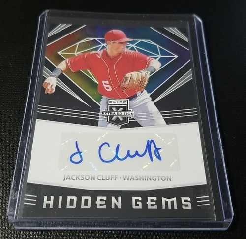 2020 Panini Elite Extra Edition JACKSON CLUFF Hidden Gems Base ...