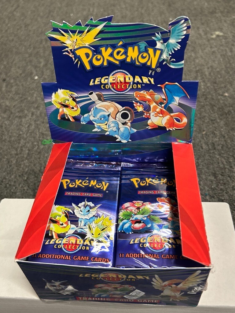 POKEMON LEGENDARY COLLECTION SEALED BOOSTER PACK. *FRESH BOX* UNWEIGHED ...