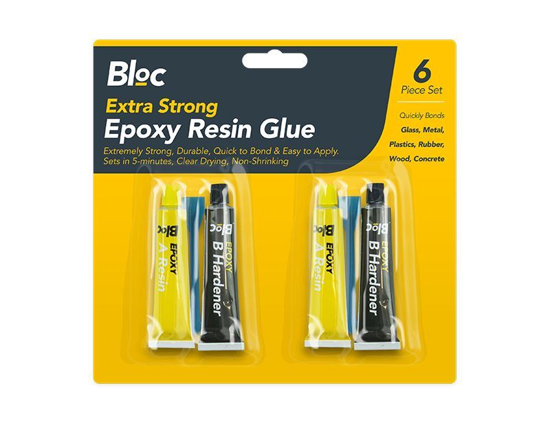 4x 10g Epoxy Klear Glue 2 Part With Resin & Hardener 5 Minute setting ...