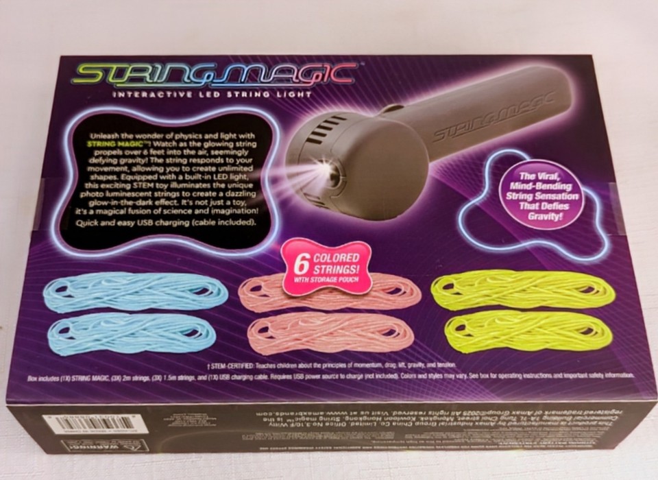 String Magic Interactive LED String Light Toy Grey NEW | eBay