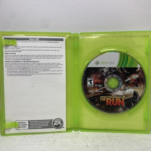 Need for Speed: The Run – Xbox 360 – Platinum Hits – Case, Insert, Disc ...