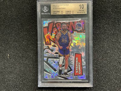 2021-22 Crown Royale Kaboom Stephen Curry BGS 10 | eBay