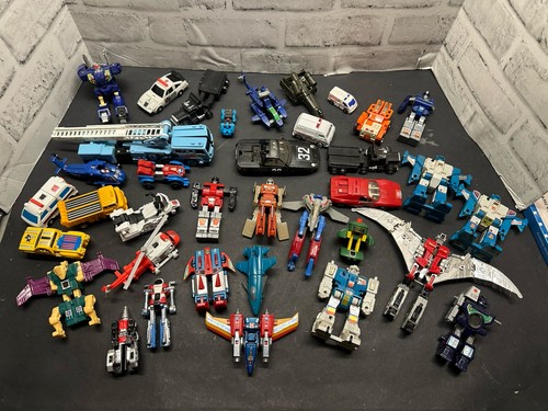 Vintage Transformers G1 Gobots Misc Transforming Vehicles Lot 80’s Toys ...