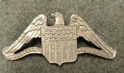WWI American Field Service Cap Badge With Brass Finish(Ambulance ...