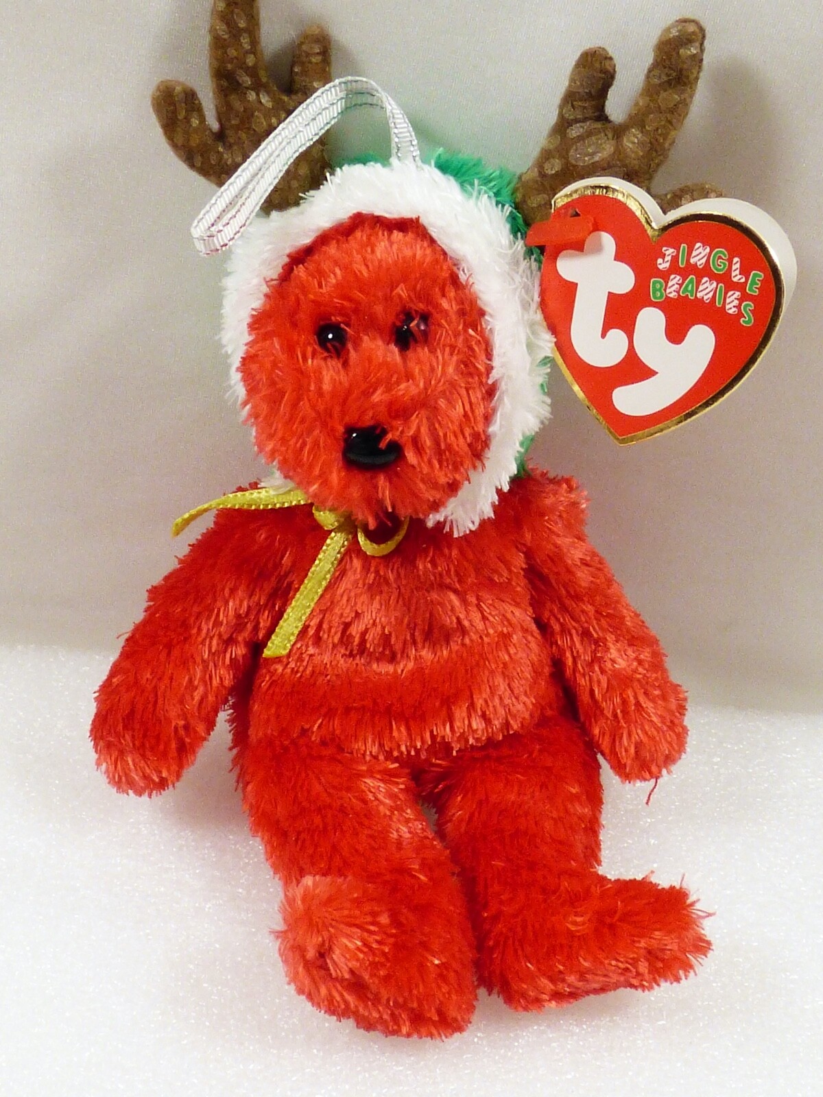 2002 TY Jingle Beanies Collection Holiday Teddy Bear MINI | eBay