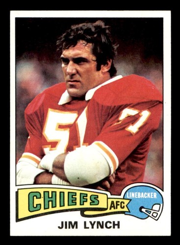 1975 Topps Football #254 Jim Lynch NM *d2 | eBay
