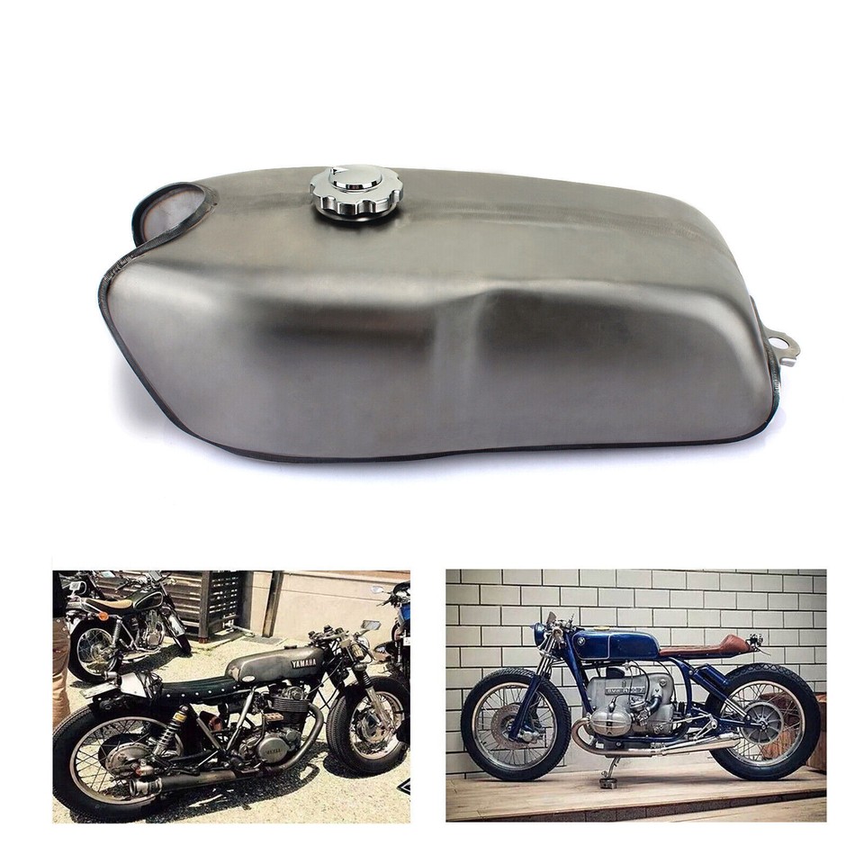 9L 2.4Gal Universal Cafe Racer Gas Fuel Tank for Yamaha RD400 RD350 for ...