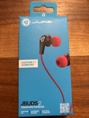 JLAB Jbuds 2 Signature Earbuds Custom Fit Natural Comfort Ultimate ...