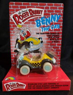 Roger Rabbit Benny The Cab Animate Figure! LJN 1987! Mint On Unpunched ...
