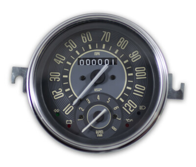 VW MPH SPEEDOMETER & TACH COMBO GAUGE ISP west Beetle Bus Ghia 8000rpm ...