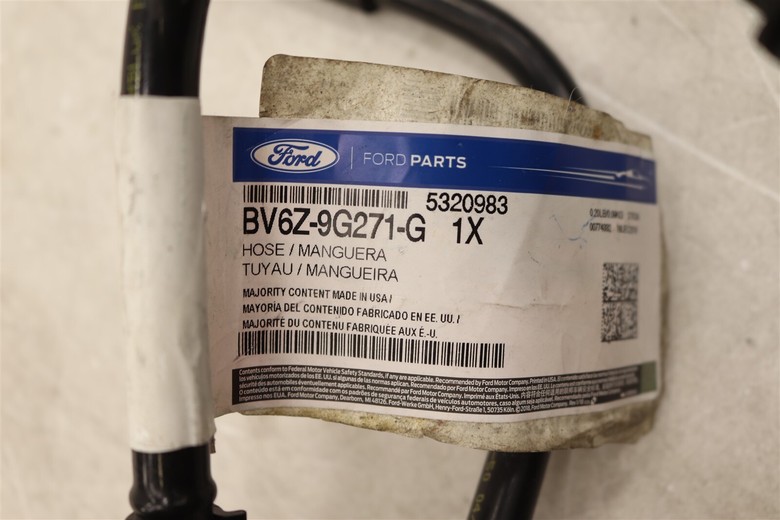 NEW OEM Ford Fuel Vapor Connecting Hose BV6Z-9G271-G Ford Focus 2012 ...