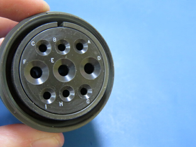 CORSAIR MS3456W24-11S per Lot Circular MIL Spec Connector PLUG W/THRD ...