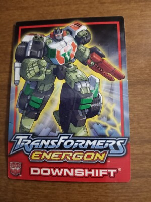 Transformers Energon Downshift Biocard | eBay