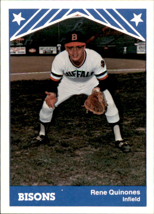 1983 Buffalo Bisons TCMA #18 Rene Quinones Carolina Puerto Rico PR ...