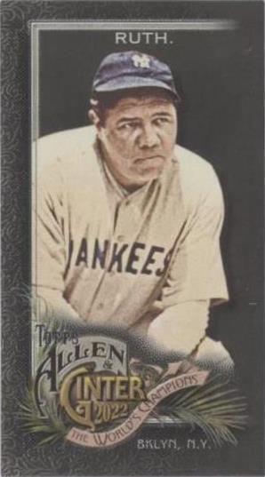 2022 Topps Allen & Ginter X - Babe Ruth #42 Mini for sale online | eBay