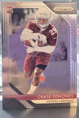 CHASE EDMONDS 2018 PANINI PRIZM SILVER PRIZMS RC SP - CARDINALS ...