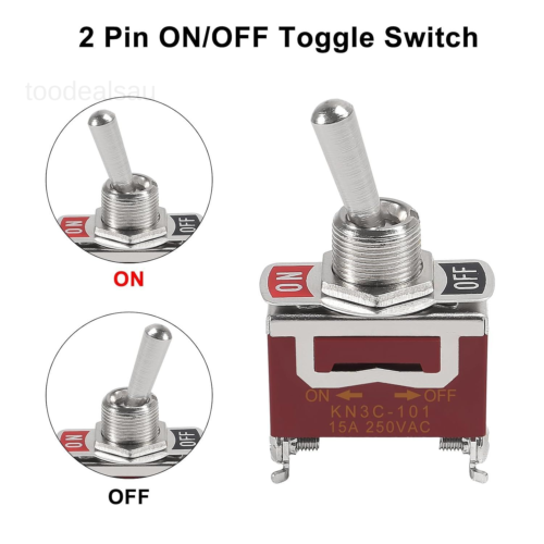 4pcs Marine Toggle Switch 12V DC 30A Waterproof 12 Volt ON-OFF | eBay