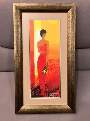 EMILE BELLET ART PRINT " ETE ROUGE " SIGN IN PLATE | eBay