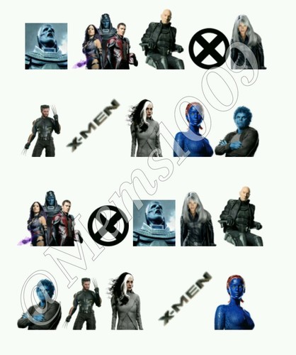 X men Nail decals (Water Decals) X Men Nail art. Free Shipping!! | eBay
