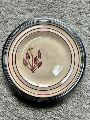 Antique Umbertone Farberware Leigh Potters Art Deco Calla Lily Plate ...
