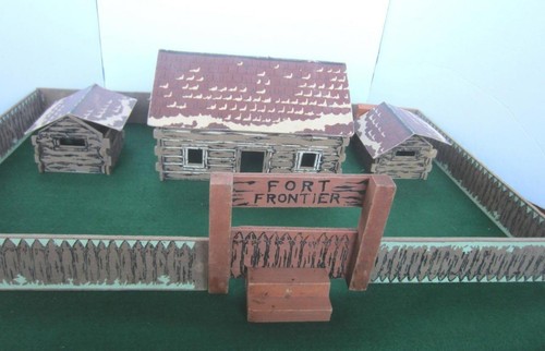 *Vintage FORT FRONTIER Set Old West Toy Cowboy Era - Nice Condition | eBay