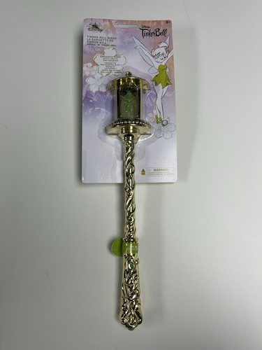 Disney Parks Tinkerbell Wand Fairy Gold 14" Light Up Sounds | eBay