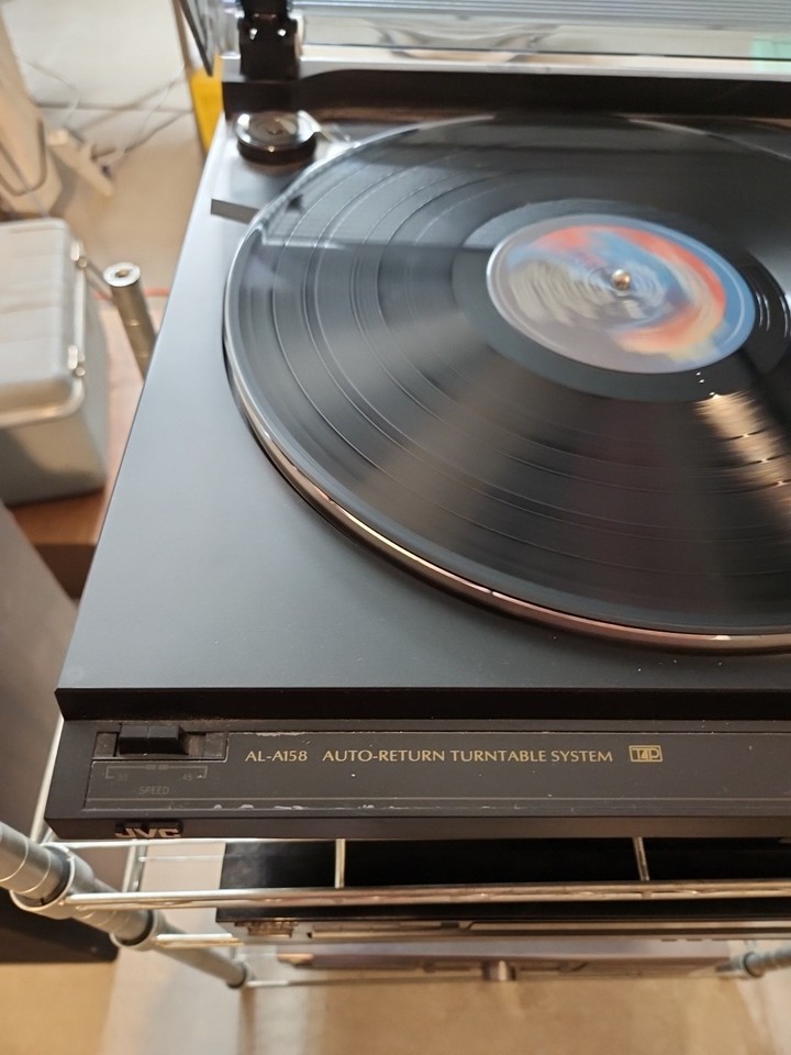 JVC AL-A158 Auto-Return Turntable System Record Player Tested Works ...