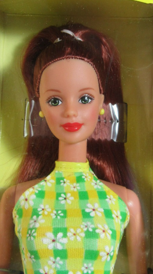MATTEL BARBIE 1998 "PRETTY IN PLAID" REDHEAD DOLL - MACKIE FACE #20667 ...