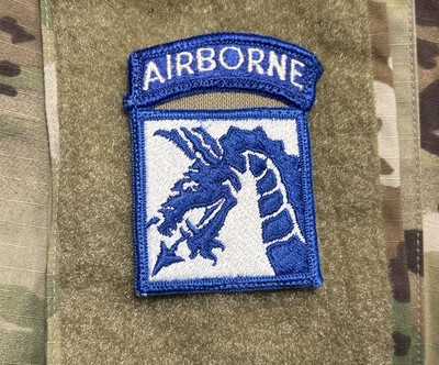 US Army XVIII Airborne Corps Patch w/ Hook Full-Color ACU 18th | eBay
