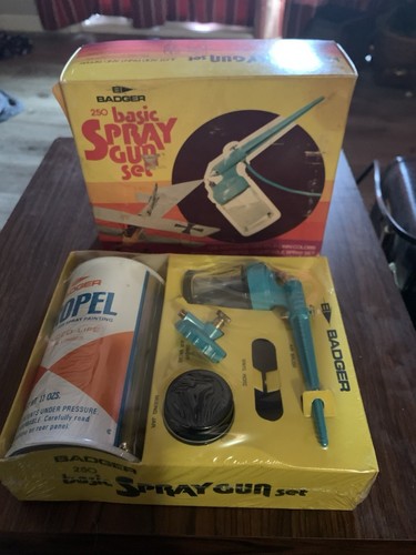 Vintage Badger 250-3 Spray Gun Airbrush Set | eBay