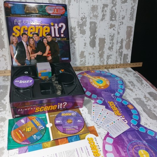 FRIENDS Scene it? Deluxe Edition DVD Trivia Game Tin °Missing Recliner ...