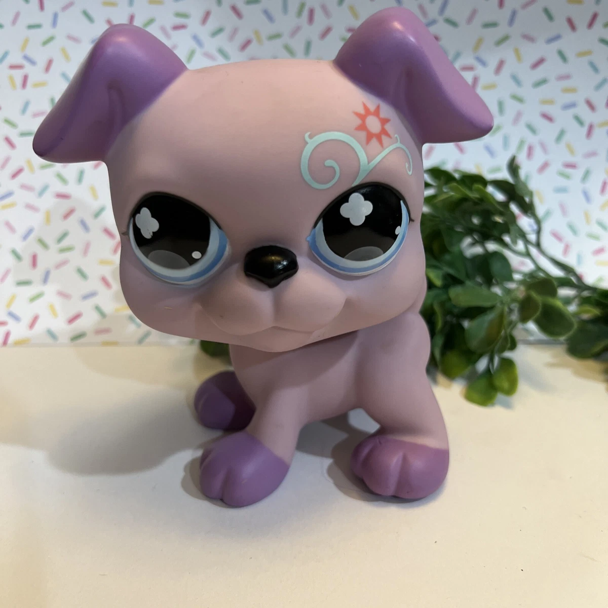 Littlest Pet Shop Purple Dog