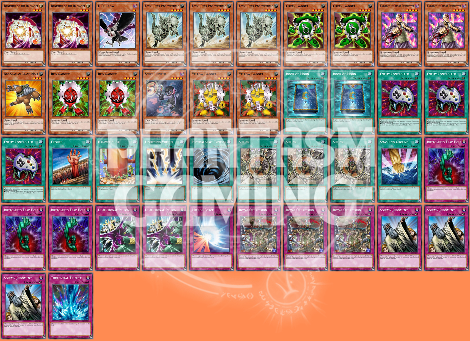 Gadget Deck Kycoo Snipe Dimension Prison Royal Oppression Yugioh | eBay