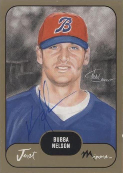 2002 Just Minors - Just Prospects Bubba Nelson #27 Gold Autographs /300 ...