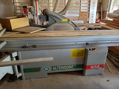 Altendorf WA8 TE 10' Sliding Table Saw | eBay