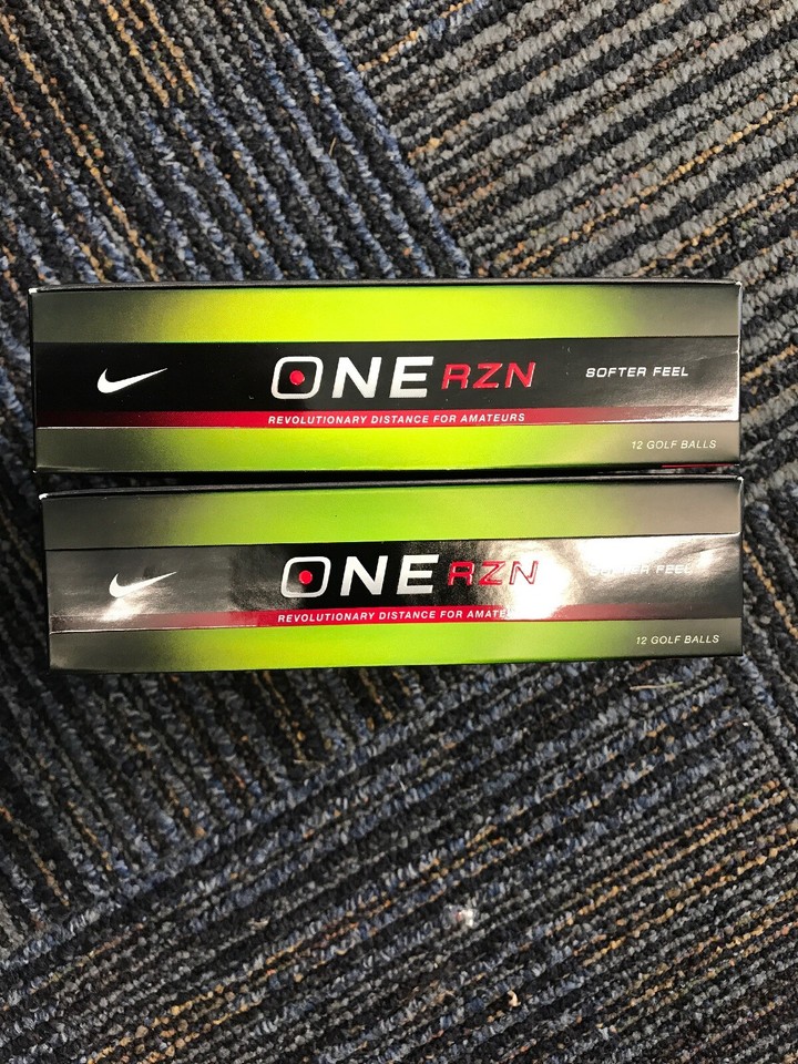 Rare Nike ONE RZN GOLF BALLS TWO (2) DOZEN TOTAL - New/Unopened | eBay